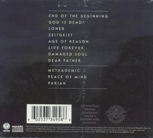 Black Sabbath 13 [Thirteen] - Sealed US 2 CD album set (Double CD) (822412)